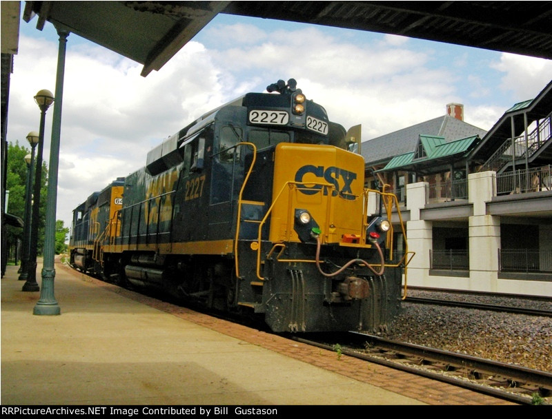 CSX ex-GP30 slug on the point